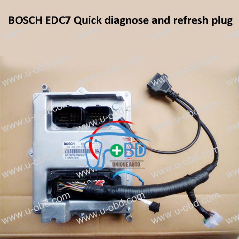 BOSCH EDC7 ECU Quick diagnose and refresh plug