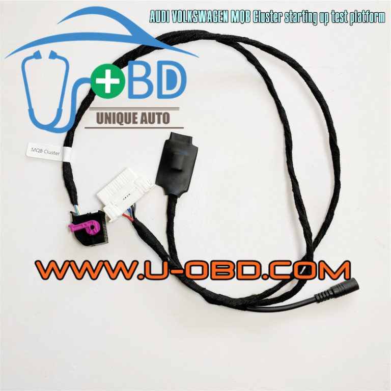 VOLKSWAGEN AG MQB platform car dashboard LCD Cluster startup bench test ...