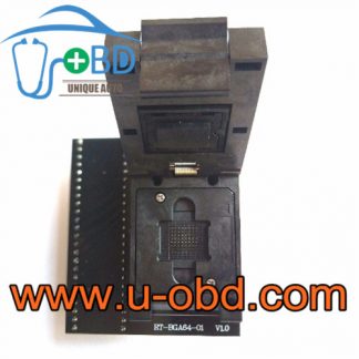 Auto Audio host BGA64 EMMC NAND Sockets flash adapter