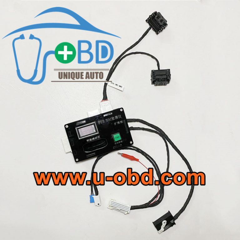 BMW FEM BDC key programming harness DME EGS TCM test platform
