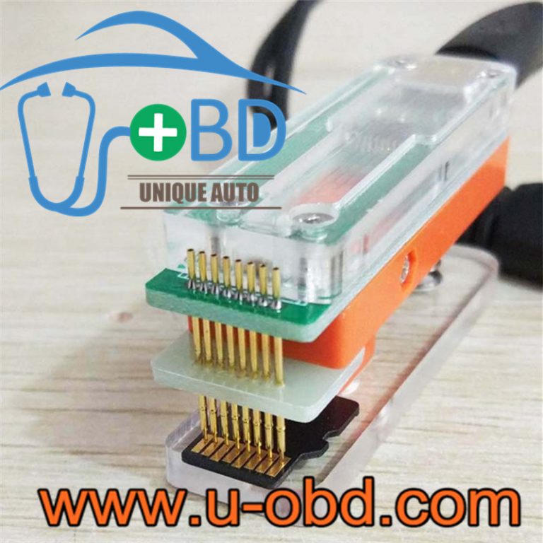 BMW NBT Head unit programming fixture EMMC program clip No SIGNAL ...