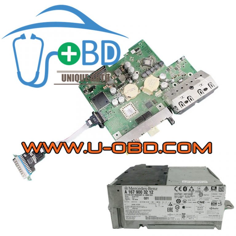 Mercedes-Benz NTG6 Headunit MBUX Steuergerat HU6 headunit repair tools ...