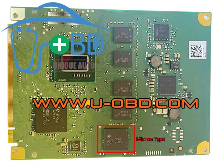 BMW NBT Head unit programming fixture EMMC program clip No SIGNAL ...