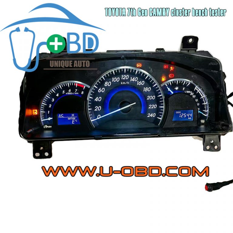 Toyota 7th Gen Camry speedometer tachometer fuel gauge cluster bench tester