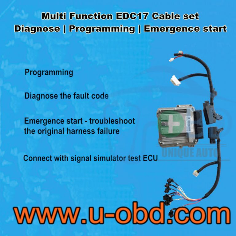 EDC17 Multi function diagnose programming emergence start cable set