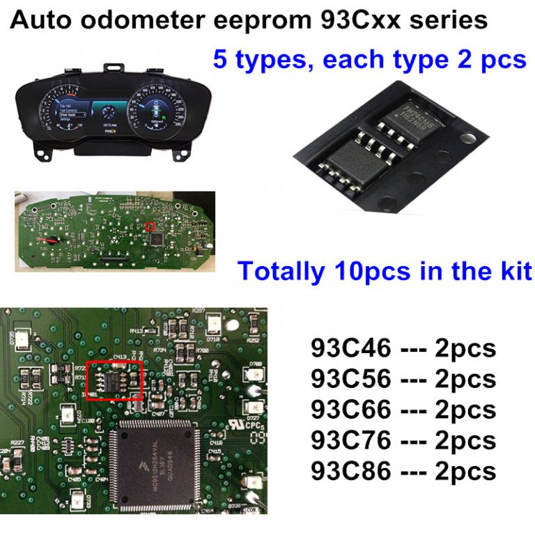 93LC86 Automotive dashboard widely used EEPROM chips