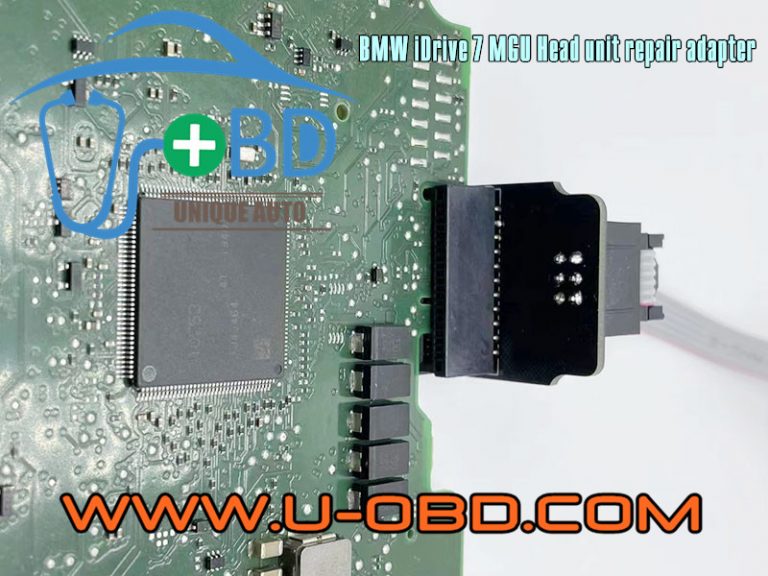BMW MGU Headunit repair tools RH850 MCU Chip on board programming VVDIProg adapter