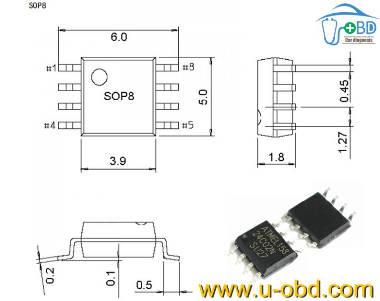 Commonly used auto instrument cluster eeprom kit 95xxx SOP8 series
