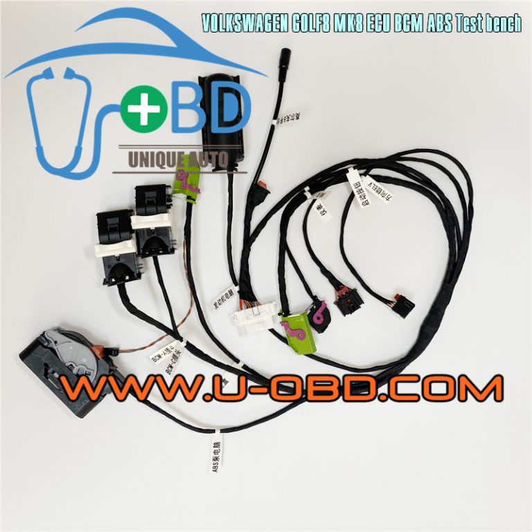 Volkswagen MQB EVO Platform Golf mk8 Golf8 ECU BCM ABS Cluster test bench