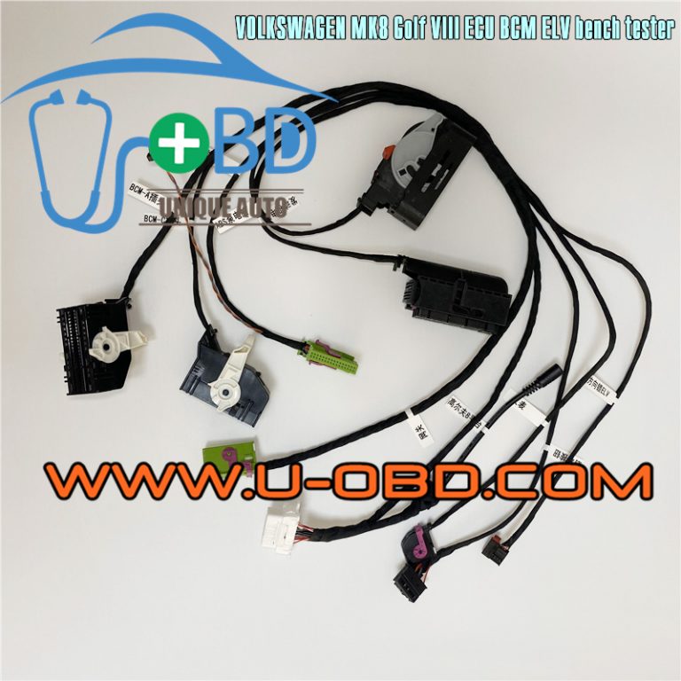 Volkswagen MQB EVO Platform Golf mk8 Golf8 ECU BCM ABS Cluster test bench