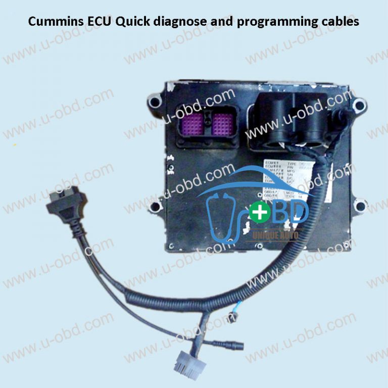 Cummins ECU Quick diagnose and programming cables 4988820 ECU