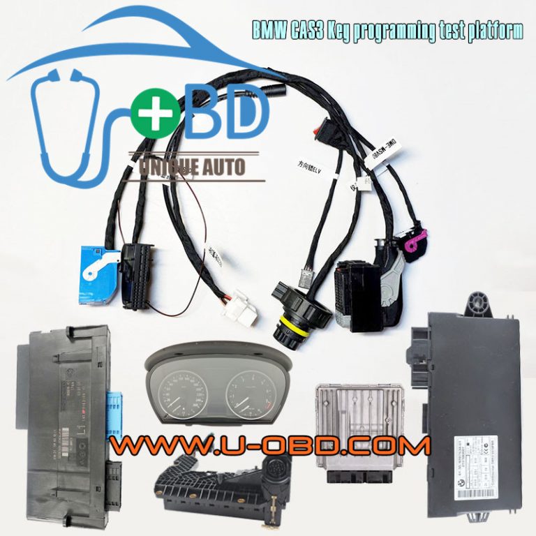 BMW FEM BDC key programming harness DME EGS TCM test platform