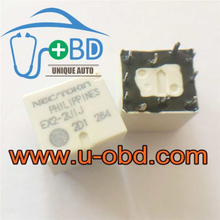 EX2-2U1J Automotive commonly used relays 10 PIN 2 PCS/ lot
