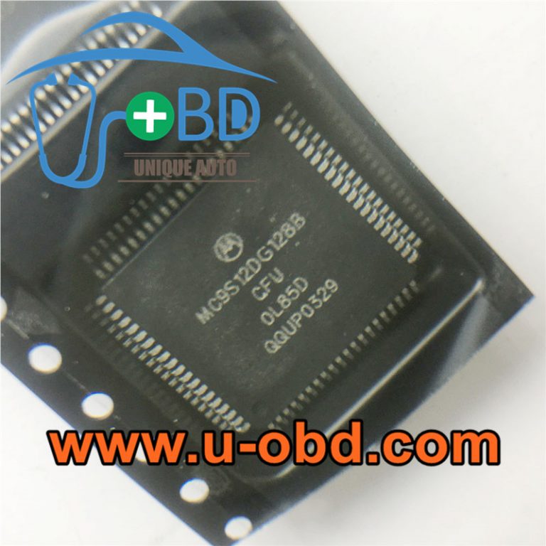 MC9S12DG128BCFU OL85D 0L85D Commonly used Automotive EIS EZS keys MCU