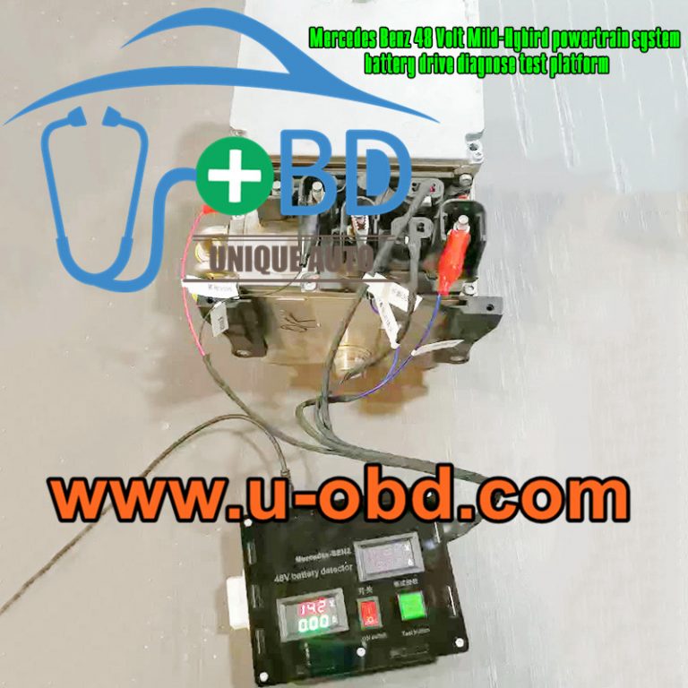 Mercedes Benz Mild-Hybrid powertrain system 48 Volt battery drive ...