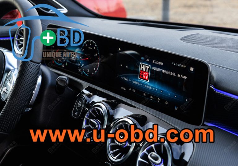 Mercedes Benz MBUX infotainment system NTG6 Head unit instrument ...