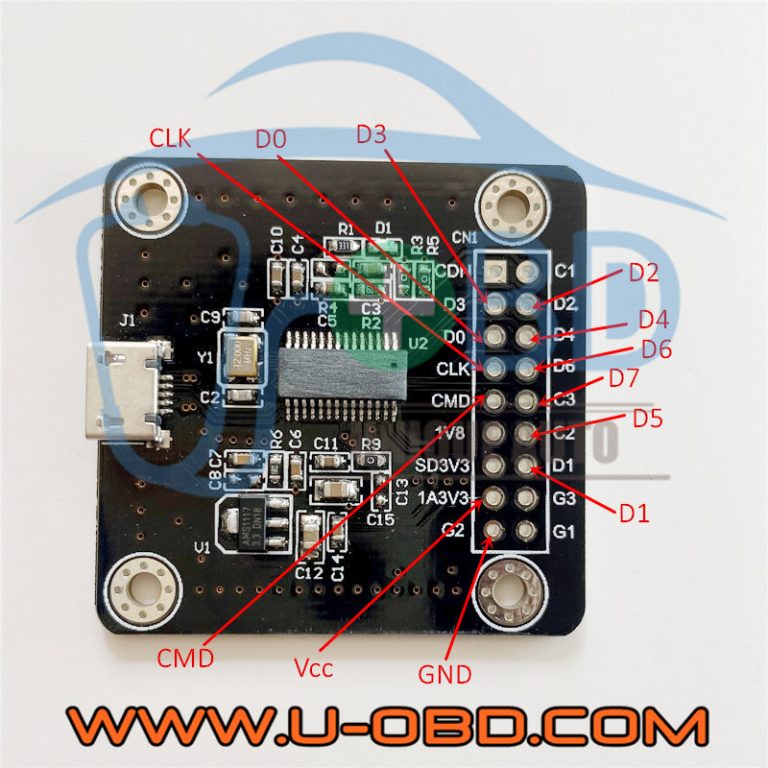 Land Rover Jaguar IMC Headunit eMMC chip programming tools data reading ...