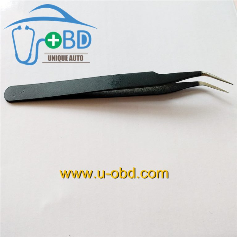 Elbow Sharp tip tweezer angle head Needle - nosed tweezers for IC chip grip