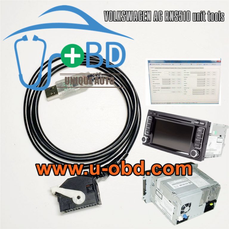 BMW NBT Head unit programming fixture EMMC program clip No SIGNAL ...