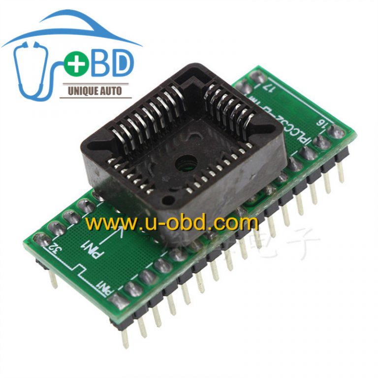 PLCC32 packaging chip convert to DIP32 socket and adapter