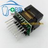 SOP16 switch to DIP16 programming socket adapter touch spot gold plating