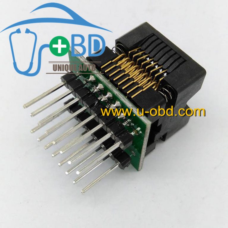 SOP16 switch to DIP16 programming socket adapter touch spot gold plating