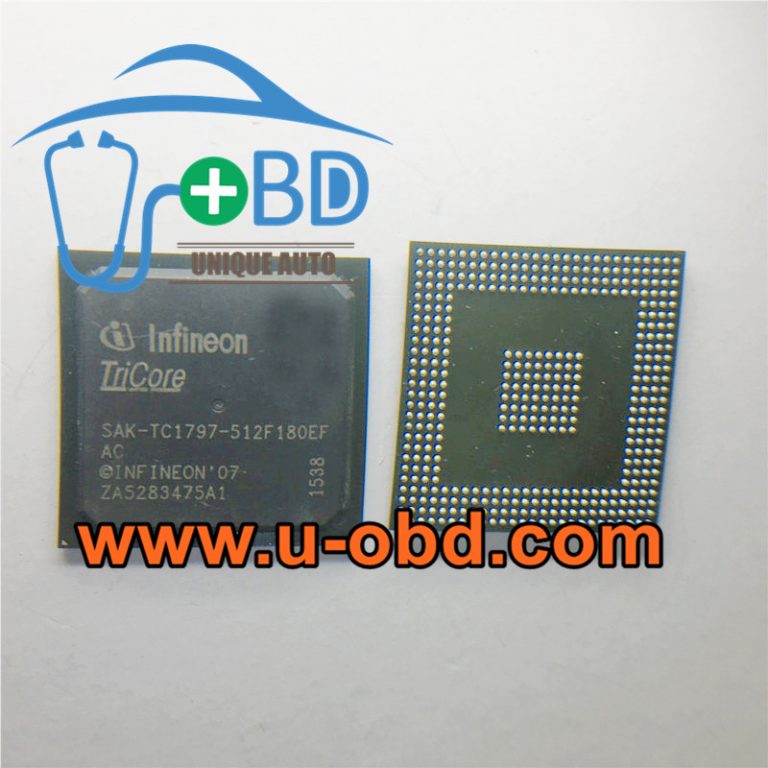 Infineon TriCore SAK-TC1797-512F180EF-AC vulnerable MCU Chip