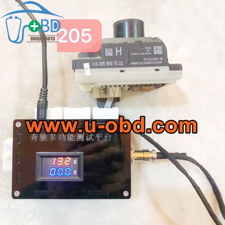 Mercedes Benz FBS4 C Class W205 A205 EIS EZS test platform - WWW.U-OBD ...