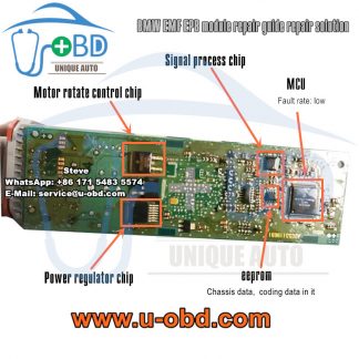 BMW EMF EPB electronic parking brake module repair guide repair solutions